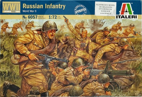 Battle-Models > 1:72 WWII Russian Infantry